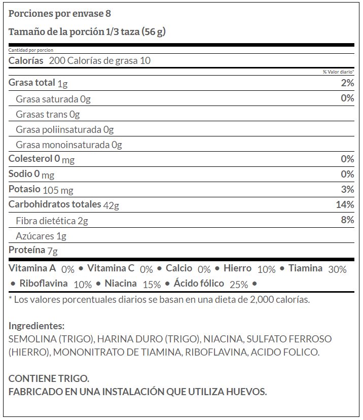 Orzo nº 47, 100% Grano Italiano, 454 Grs, Marca Ronzoni - Tremus