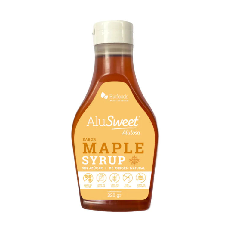 Alulosa Syrup Maple Sin Azucar Libre de Gluten-Lactosa 320 gr Marca ...